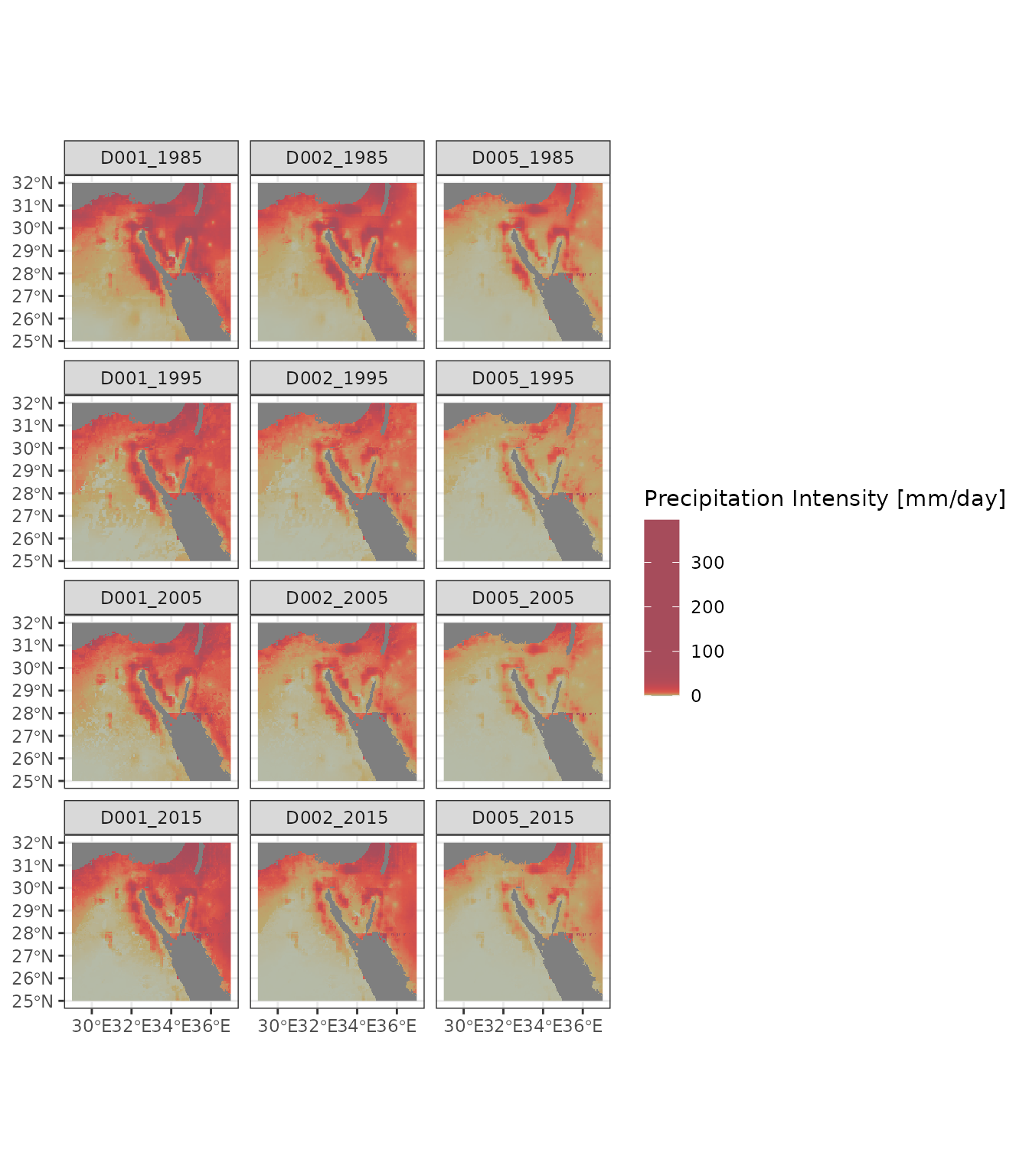 Mapping extreme storm events with Intensity-Duration-Frequency (IDF) using spatially gridded ...